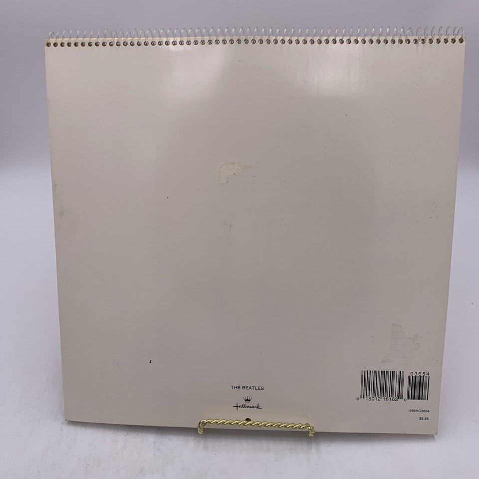 THE BEATLES HALLMARK 1995 BINDER CALENDAR NICE, STORED NO WRITING | eBay
