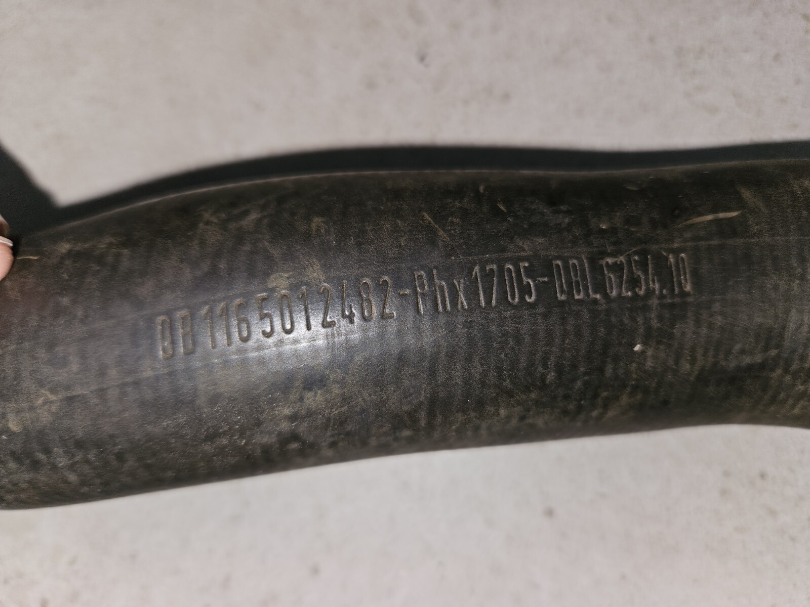 Genuine NOS Mercedes W116 Upper & Lower Coolant Hoses 450SE 450SEL ...