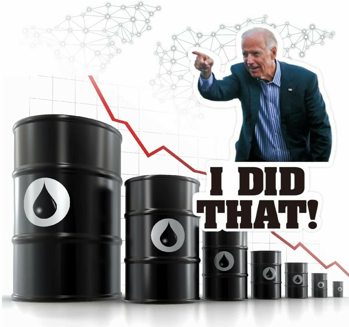 100pcs Joe Biden "I DID That "Stickers Biden Funny Humor Decals Car ...