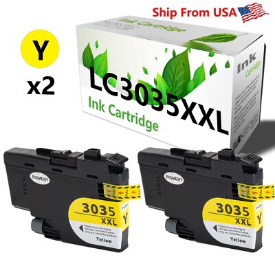 2-Pack LC3035 LC-3035 Ink Cartridge for MFC-J805DW MFC-J815DW Printer ...