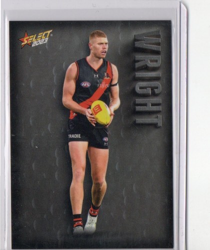 2023 AFL SELECT FOOTY STARS - CARBON - PETER WRIGHT ESSENDON BOMBERS ...