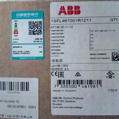 one new AF146-30-11-12 ABB Contactor in box Fast Shipping | eBay
