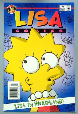 Lisa Comics #1 ~ BONGO 1995 ~ SIMPSONS - Lisa's Adventures in Wordland ...