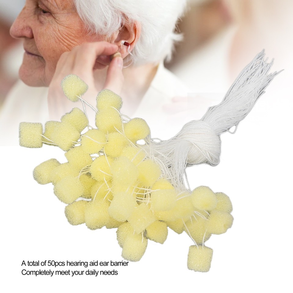 Hearing Aid Ear Plug Barrier Ear Barrier Sponge For Audiphone | eBay ...