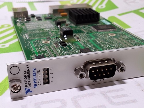 NATIONAL INSTRUMENTS NI PXI-8512 SINGLE PORT CAN HS/FD INTERFACE MODULE ...