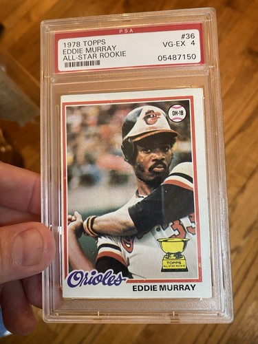 Eddie Murray 1978 Topps ROOKIE CARD # 36 PSA 4 Baltimore Orioles | eBay