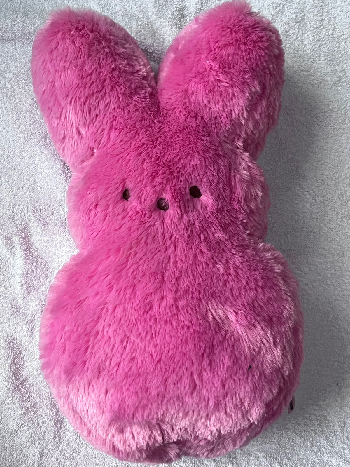 16" Jumbo Peeps Plush Pink Easter Bunny Large Just Born Pillow Stuffed ...