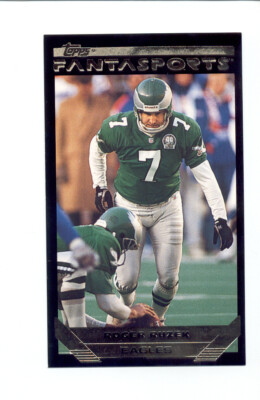 1993 Topps FantaSports ROGER RUZEK Philadelphia Eagles Rare Card | eBay