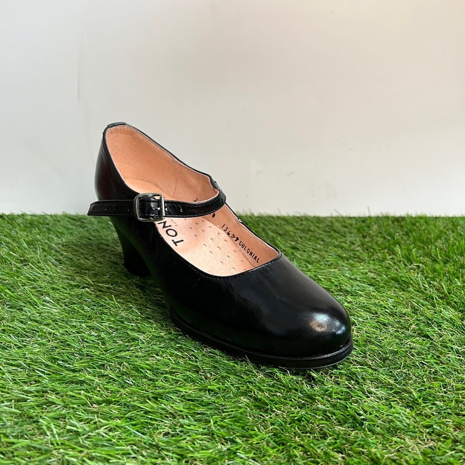 Folklorico Dance Shoes For Women Heels Black Tacones Negros Baile ...