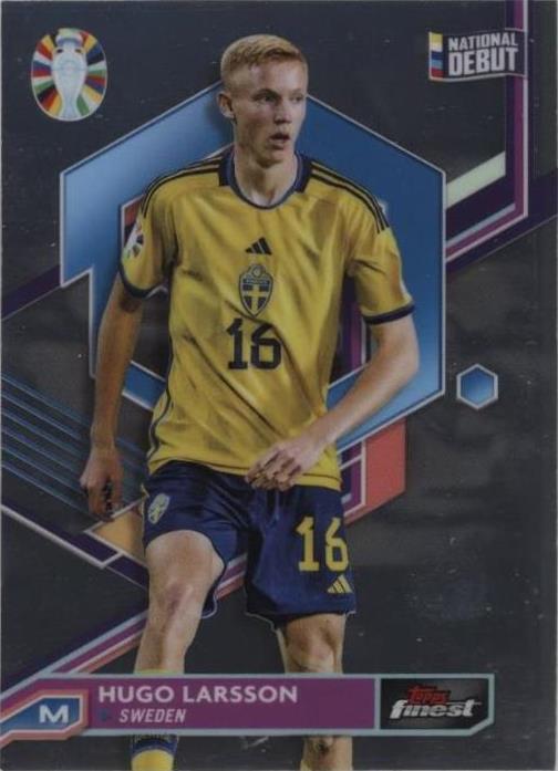 2023 Topps Finest Road to UEFA Euro 2024 Hugo Larsson #85 for sale | eBay
