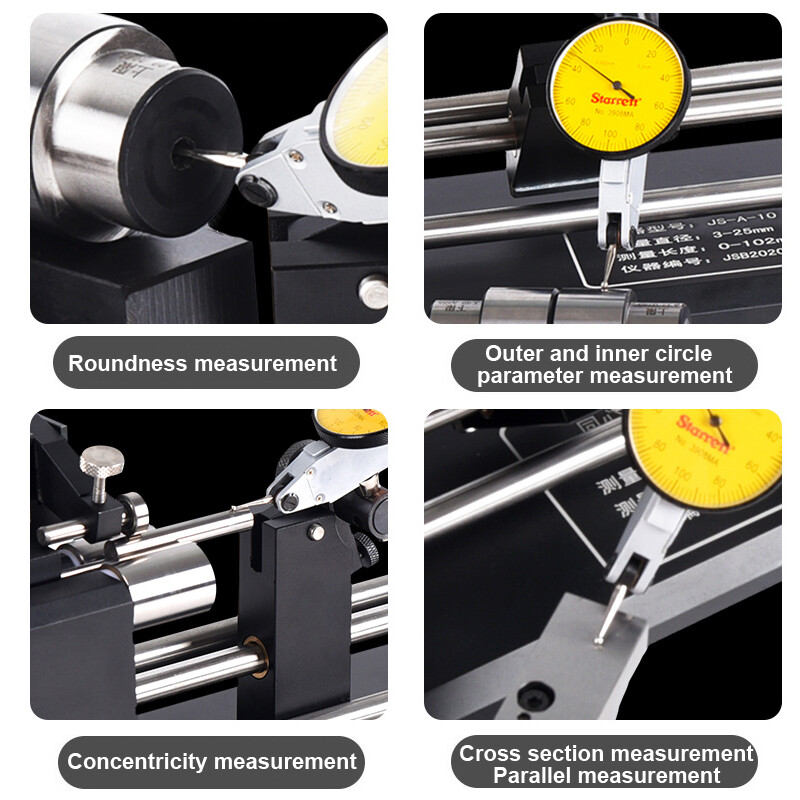 φ3-25mm High Accuracy Manual Concentricity Gauge Coaxiality Tester w ...