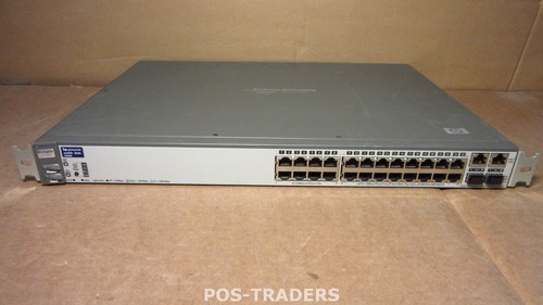 HP J4900B 2626 ProCurve Switch 24x 10/100 Fast Ethernet + 2x SFP Ports ...