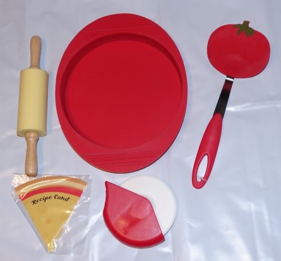 Handstand Kitchen Authentic Pizzeria 9-piece Real Pizza Making Set with ...