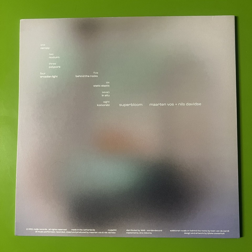 Maarten Vos, Nils Davidse ‎– Superbloom LP Electronic Ambient IDM ...