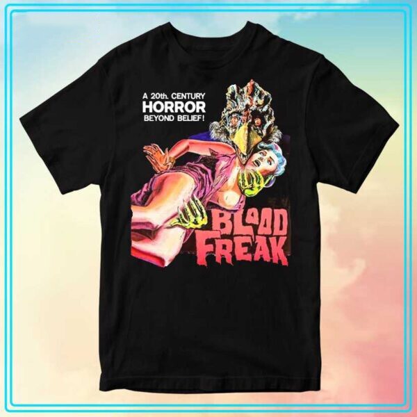 Blood Freak 1972 Movie Vintage T-Shirt High-Quality Print Gift All Size ...