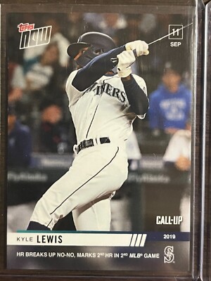 2019 Topps Now #830 Kyle Lewis Seattle Mariners CALL-UP | eBay
