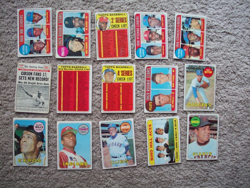 lot of 30 baseball stars from 1968 and 1969. | eBay
