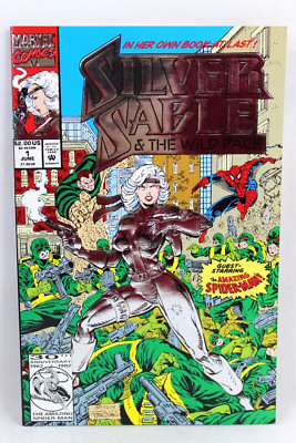 Silver Sable & Wild Pack #1 Spider-Man Personal Stakes 1992 Marvel ...