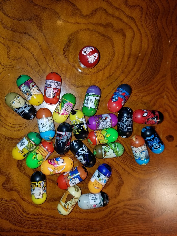 Lot 26 pieces Mighty Beanz Series Moose 2010 Marvel 7 10 22 32 34 43 51 ...