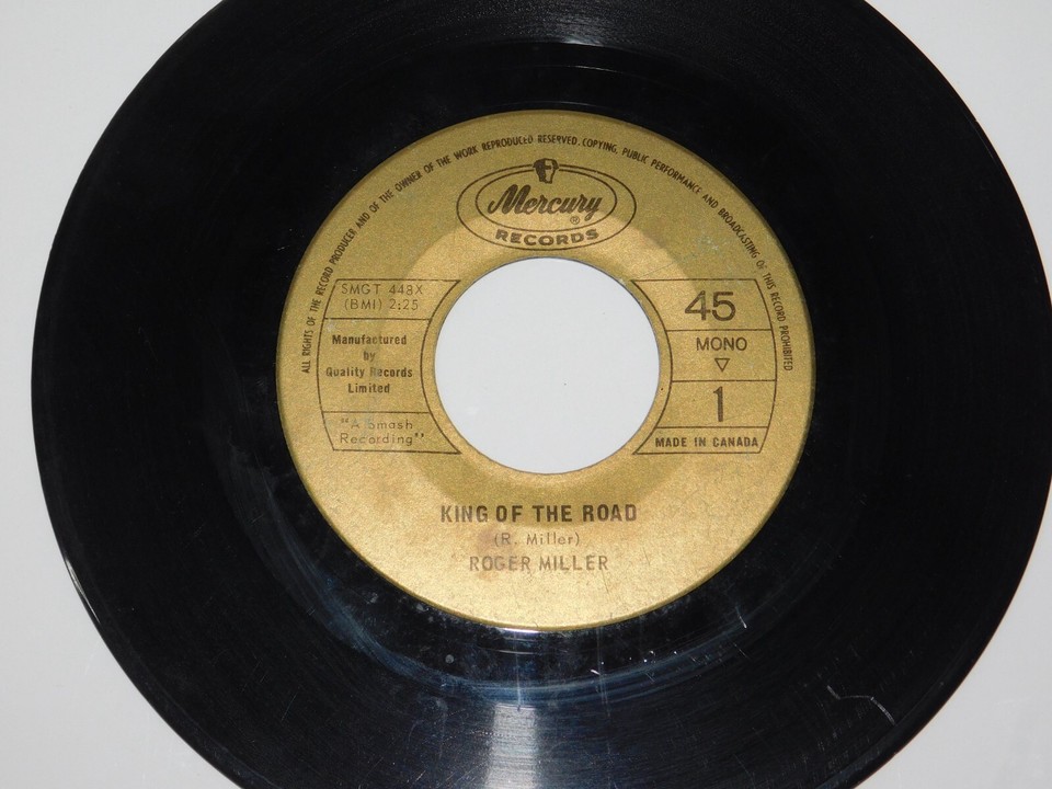 Roger Miller 45 rpm King Of The Road Do-Wacka-Do Mercury Canada | eBay