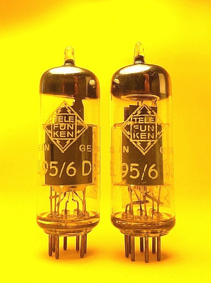 EL95 / 6DL5 TELEFUNKEN VACUUM POWER OUTPUT TUBE MATCHED PAIR NEW | eBay