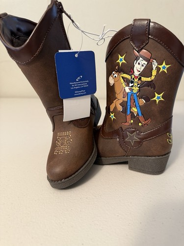 Disney Size 7C Toddlers Boots Toy Story Pixar Woody Cowboy Western ...