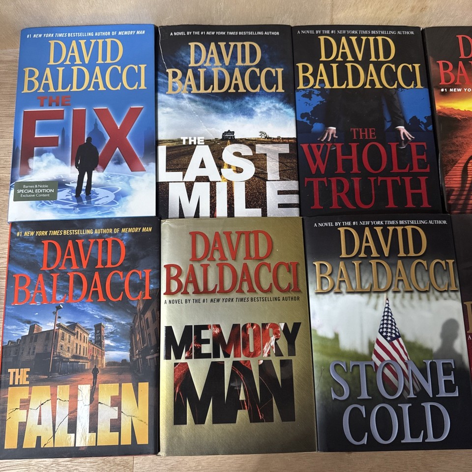David Baldacci Books Hardcover Lot Of 8 | eBay