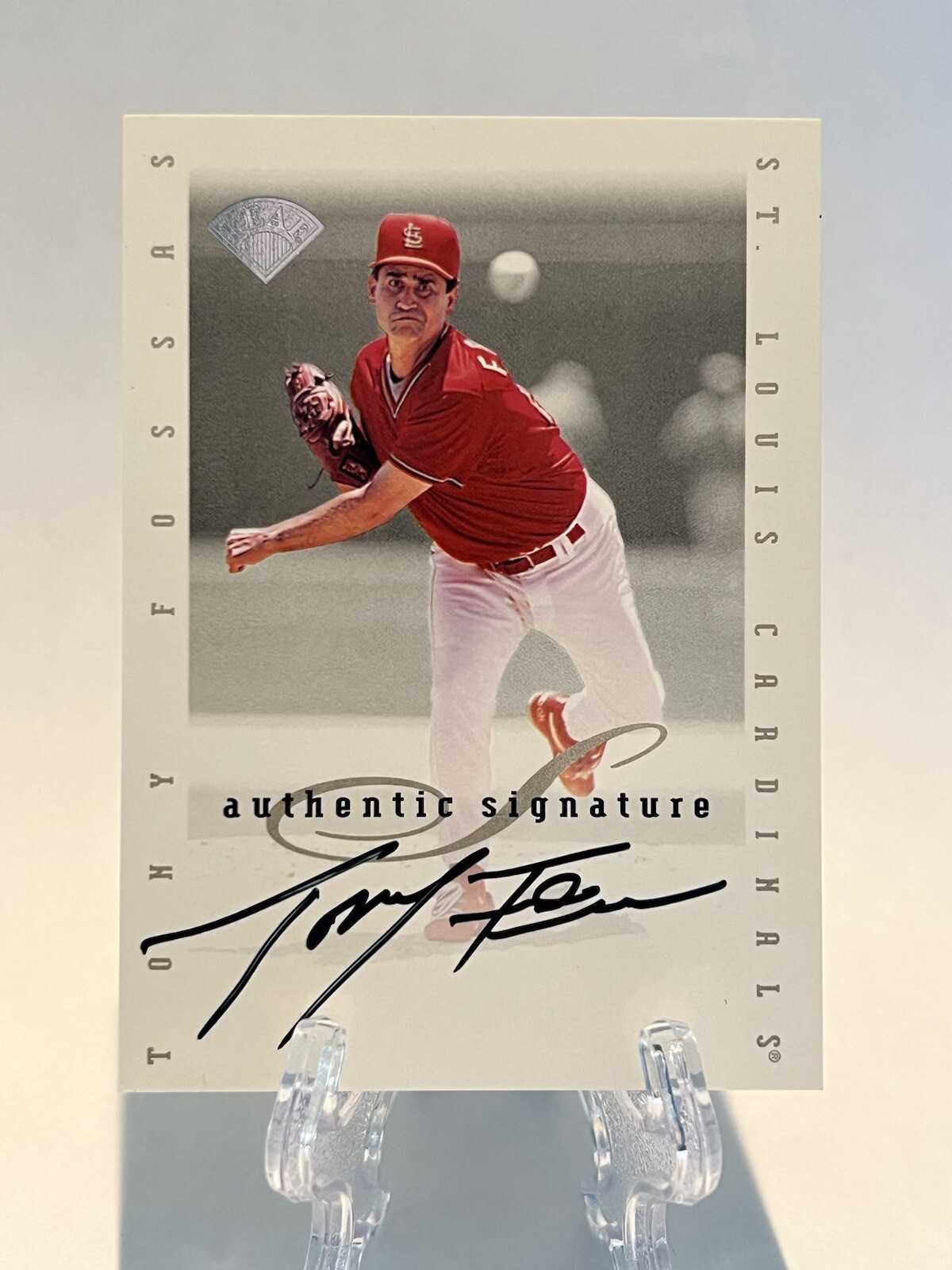 1996 Tony Fossas Auto Lear Authentic Signatures | eBay