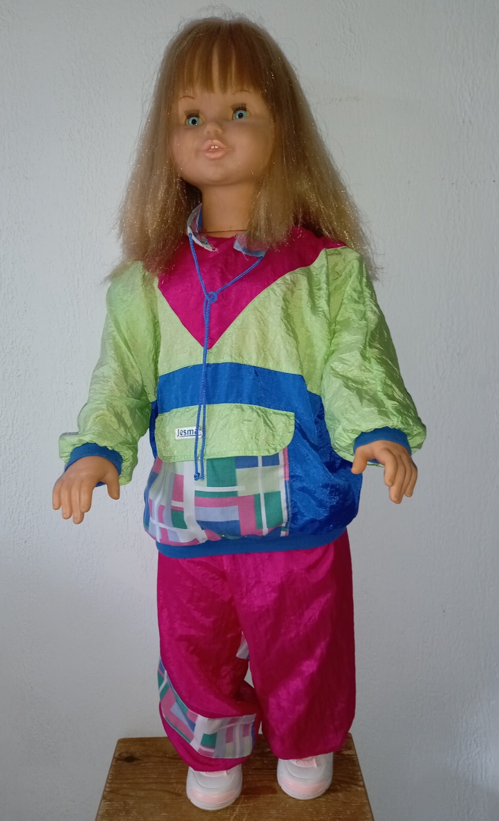 Vintage - grande poupée 90 cm JESMAR qui marche, avec vêtements d ...