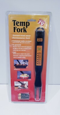 Thermo Fork Meat Thermometer Instant Read BBQ Temp Checker | eBay