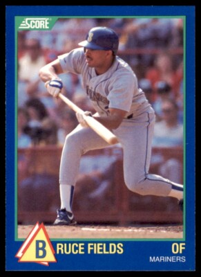 1989 Score Hottest 100 Rising Stars Bruce Fields Seattle Mariners #43 ...