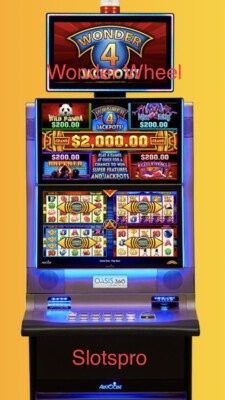 ARISTOCRAT Wonder 4 Wonder Wheel MK8 SOFTWARE Slot machine game MK7 ...