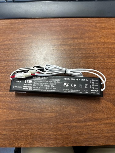 ESL Vision 13W LED Driver w/ Dual Output, Non-Dimmable, 100-277V, .32 ...