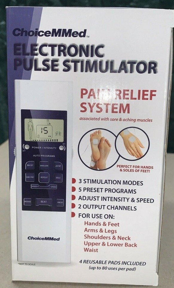 Electronic Pulse Stimulator by ChoiceMMed 3-Modes, 5-Presets Model ...