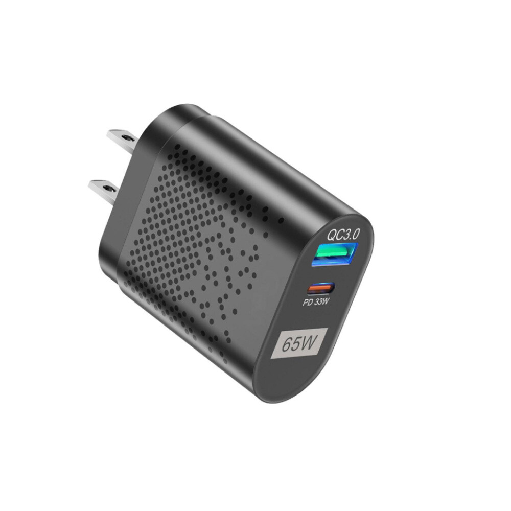 Universal Dual USB Port Phone Charger GaN PD QC 3.0 Adapter For IPHONE ...