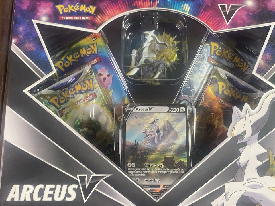 Pokemon TCG Arceus V Figure Collection Box X4 NISB Sealed Lot NEW ...