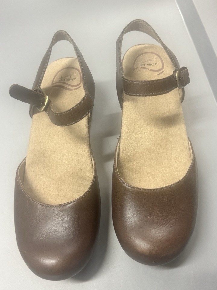 Dansko Sam Mary Jane Clog Women’s Size 40, Brown | eBay