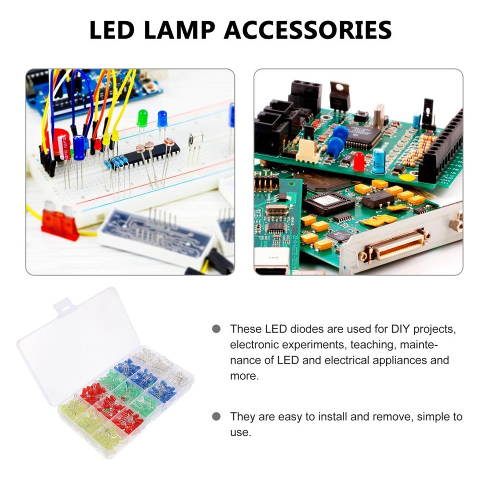 500Pcs LED Diode Lamps Creative Light Beads for DIY Projects | eBay ...