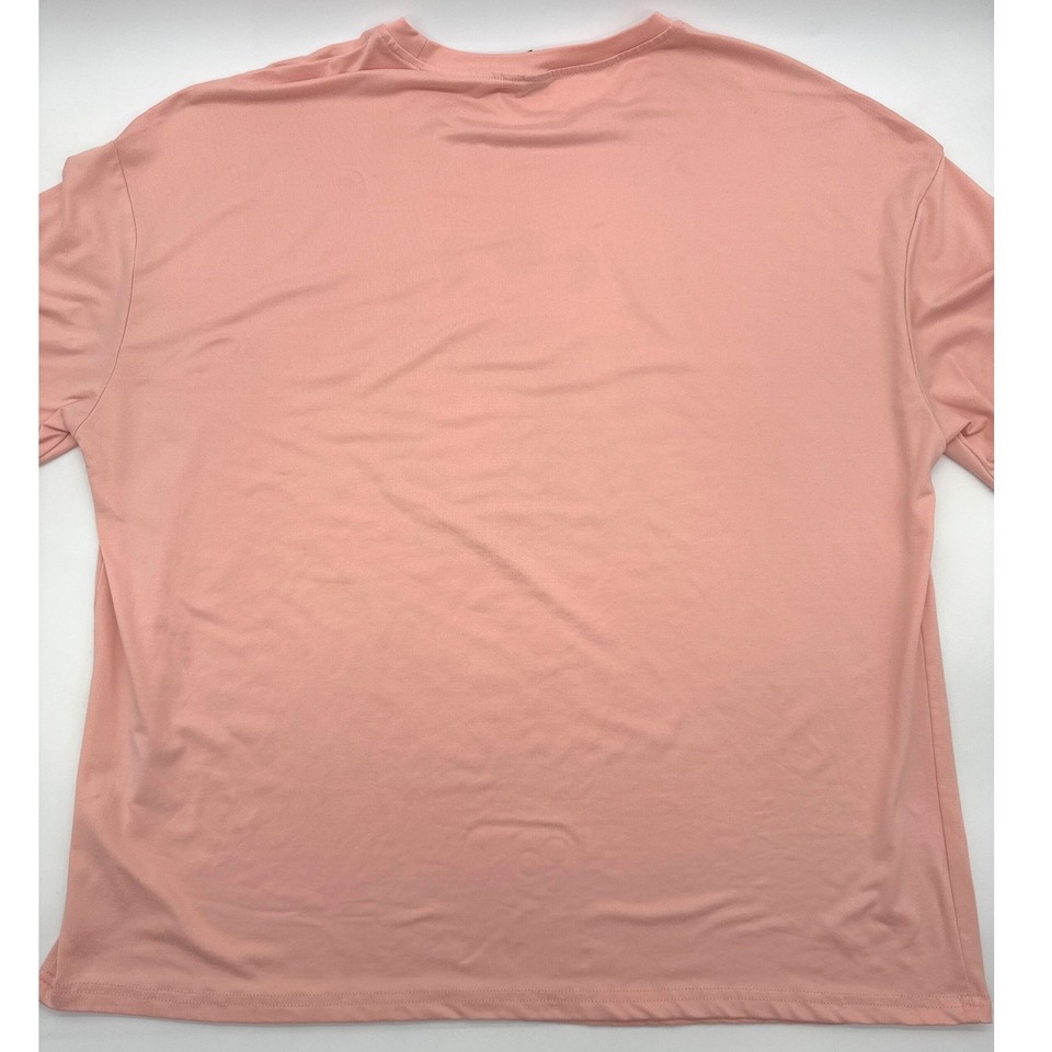 SHEIN Womens L Peach Moon Phases Mushroom Graphic T-Shirt Top Retro ...