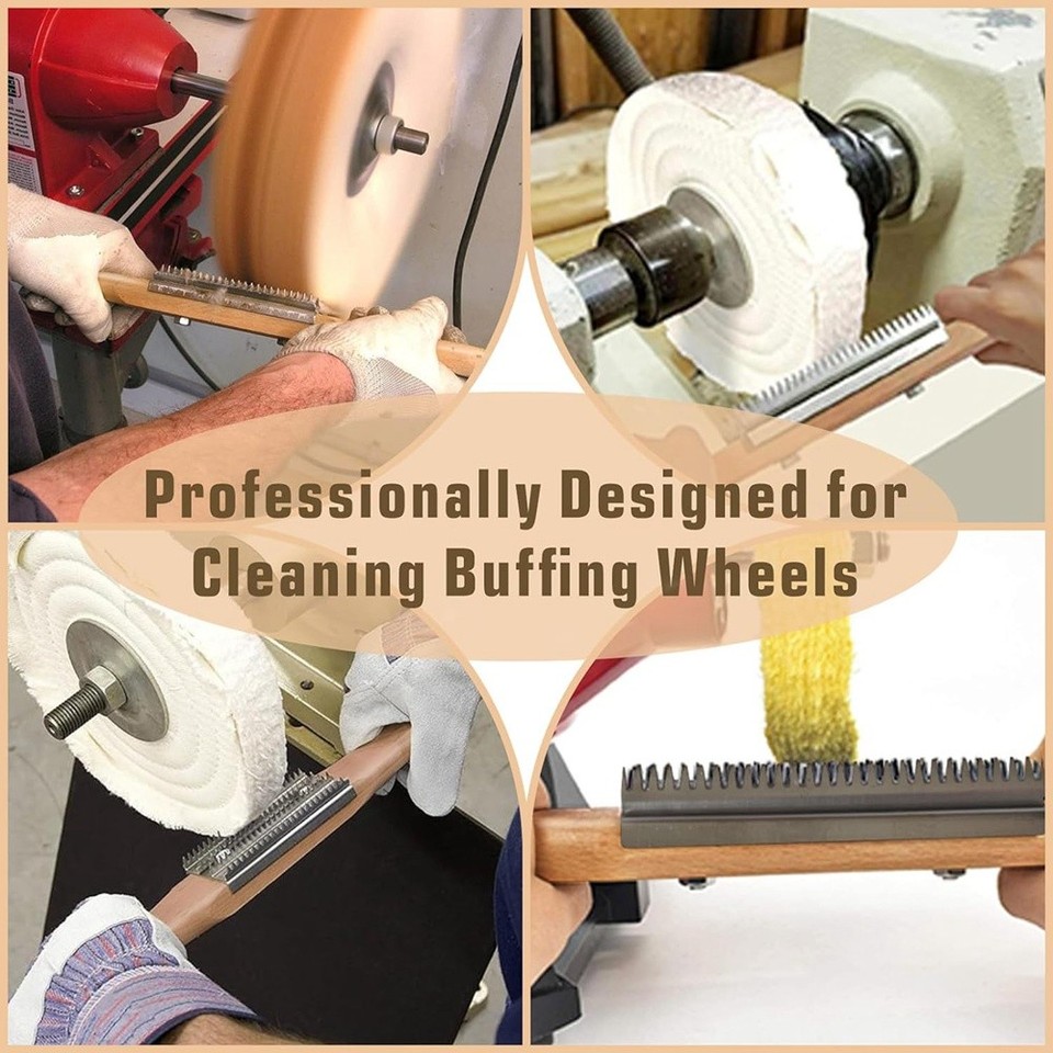 Buffing Wheel Rake Cleaning Tool for Polishing Wheel Compound with ...