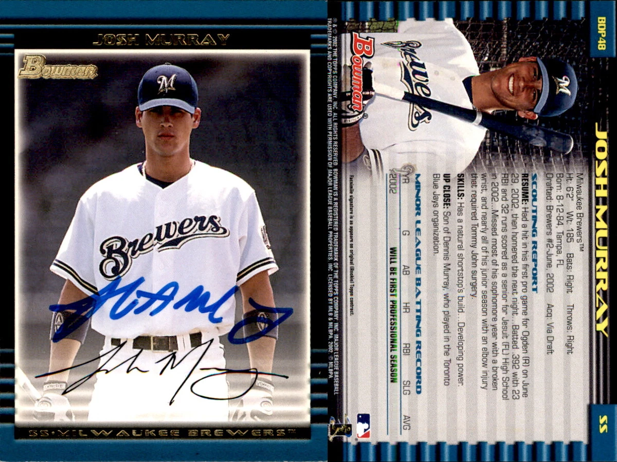 Josh Murray Baseball Card