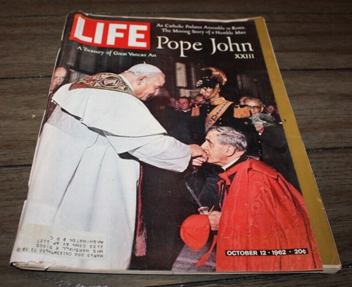 Vtg Life Magazine OCTOBER 12, 1962 Pope John XXIII GREAT ADS! | eBay