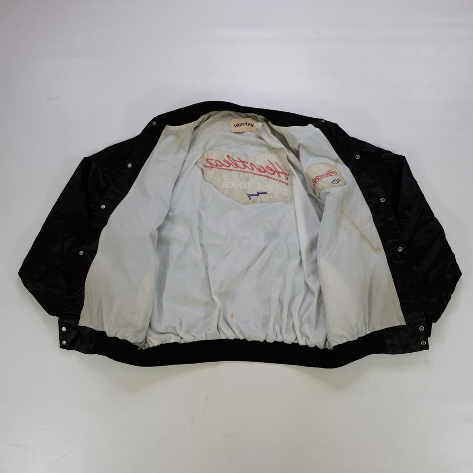 Rare VTG WESTARK Chevrolet The Heartbeat of America Varsity Satin ...