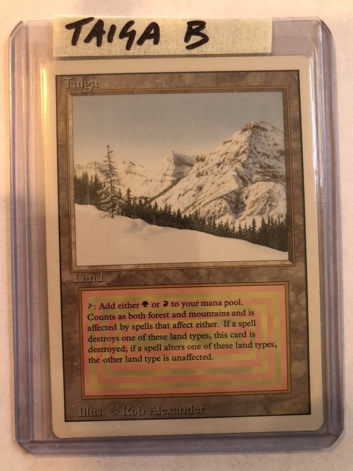 Taiga » Near Mint Dual Land | Vintage MTG | Revised Edition 1994 | eBay