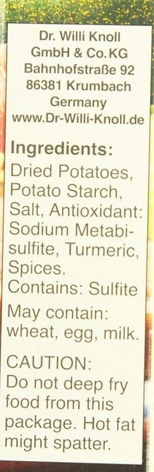 Dr. Willi Knoll 12 Potato Dumpling Mix 10oz | eBay