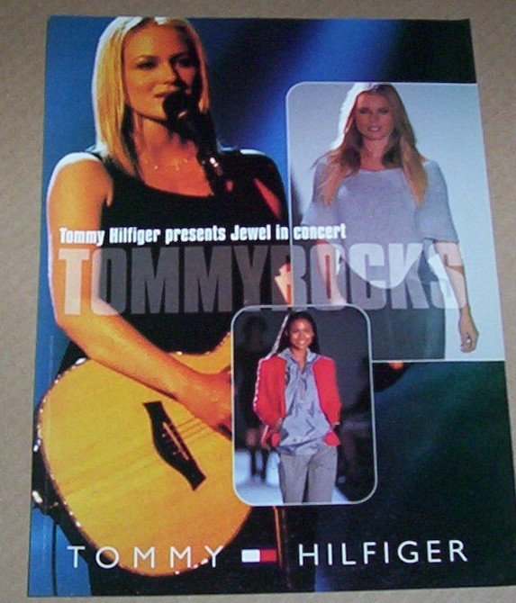 1999 print ad - singer JEWEL music Tommy Hilfiger fashion advertising ...