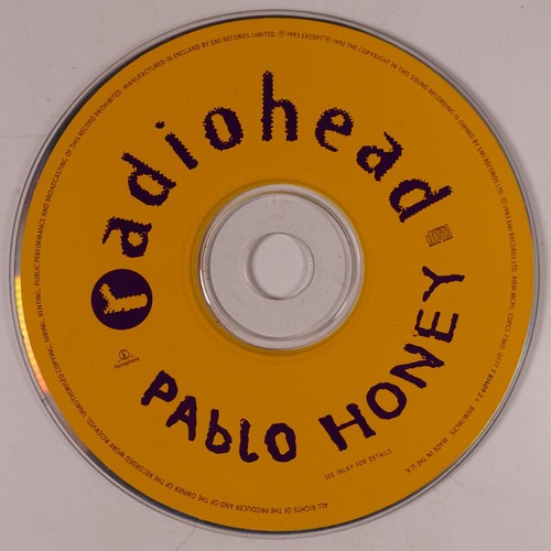 Radiohead Pablo Honey CD Disc Only | eBay