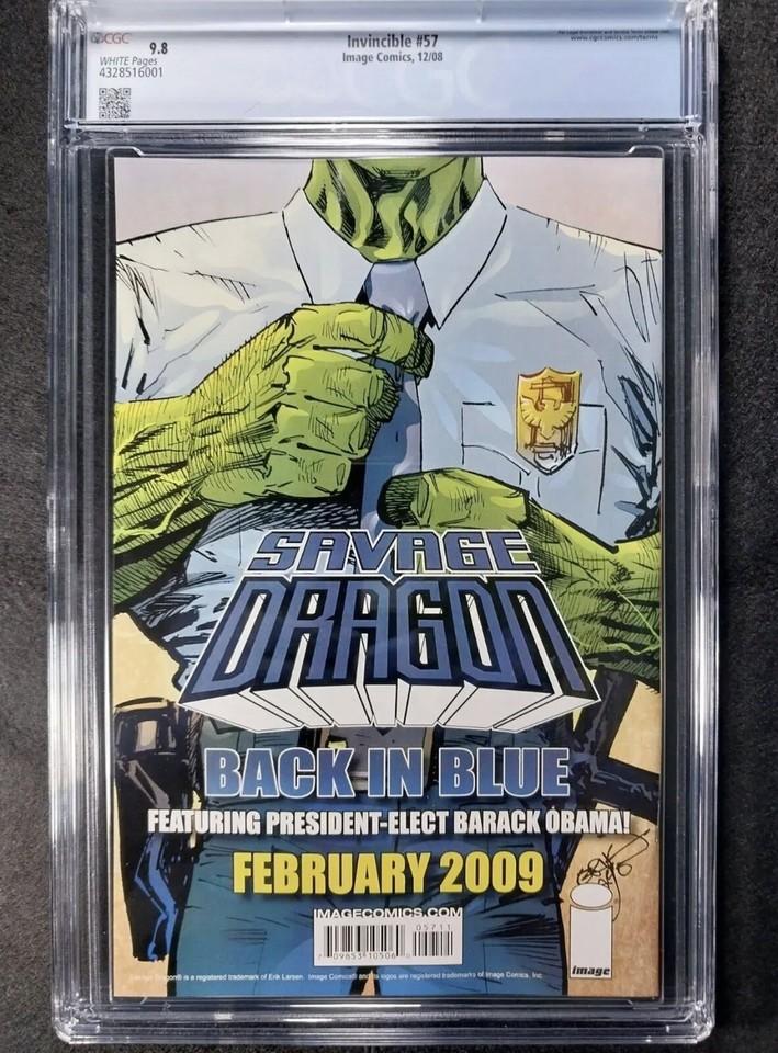 Invincible #57 CGC 9.8 NM/MT Battles The Astounding Wolf-Man Very ...