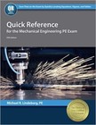 Quick Reference for the Mechanical Engineering PE Exam, 5th Ed ...