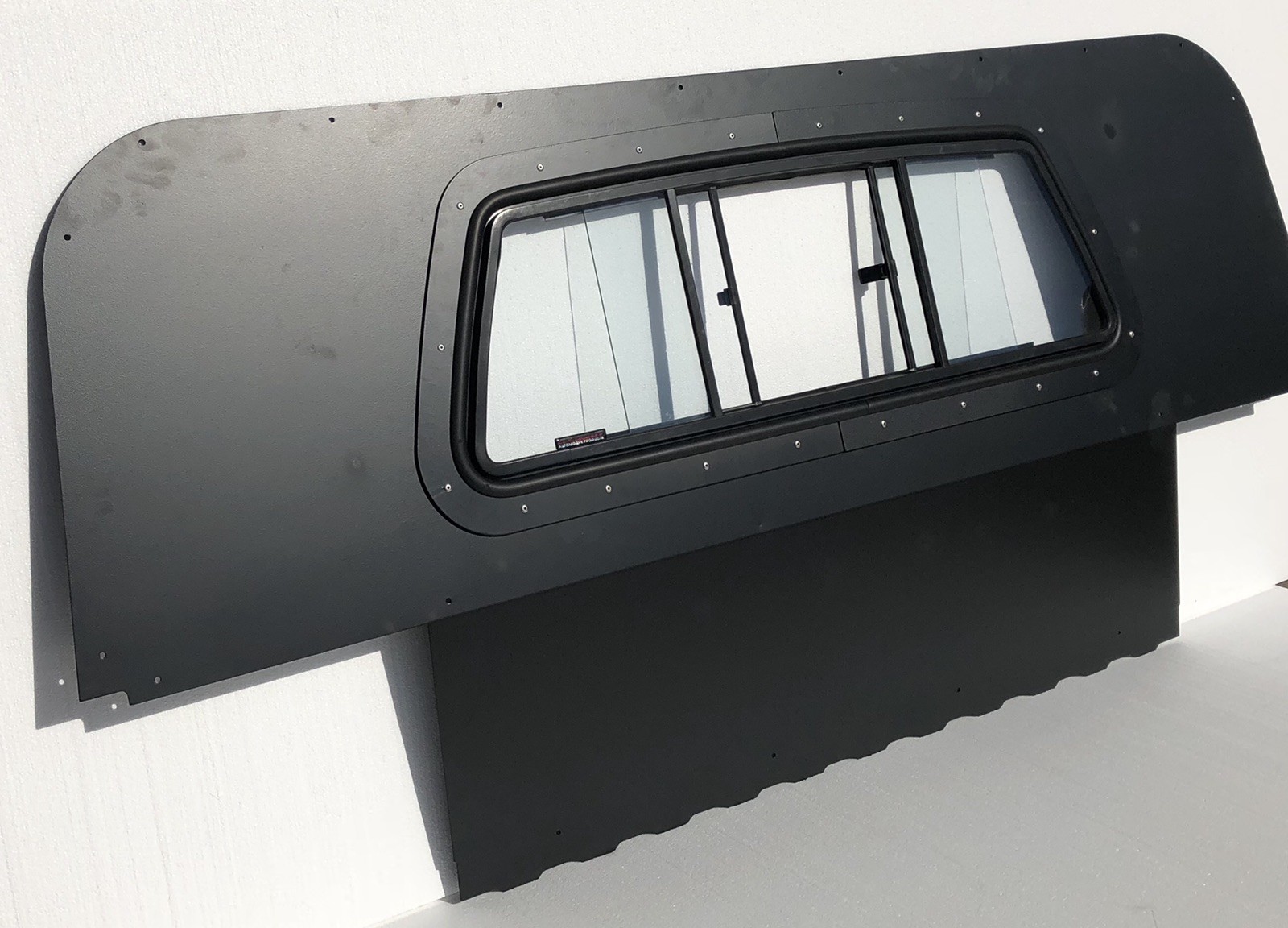 MILITARY HUMVEE 4-Man Rear ALUMINUM iron Curtain + Sliding Window M998 ...